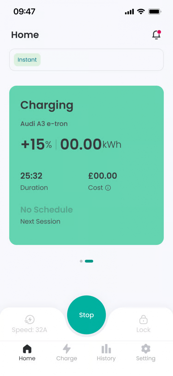 Charging Modes - Instant Charging - HUMAX EV Charging - UK