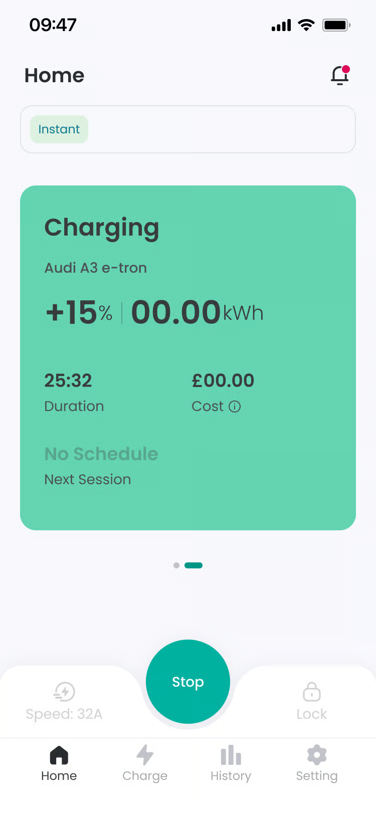 Charging Modes - Instant Charging - HUMAX EV Charging - UK